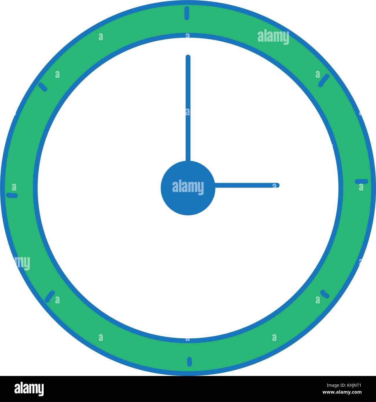 wall circle clock object design Stock Vector Image & Art - Alamy