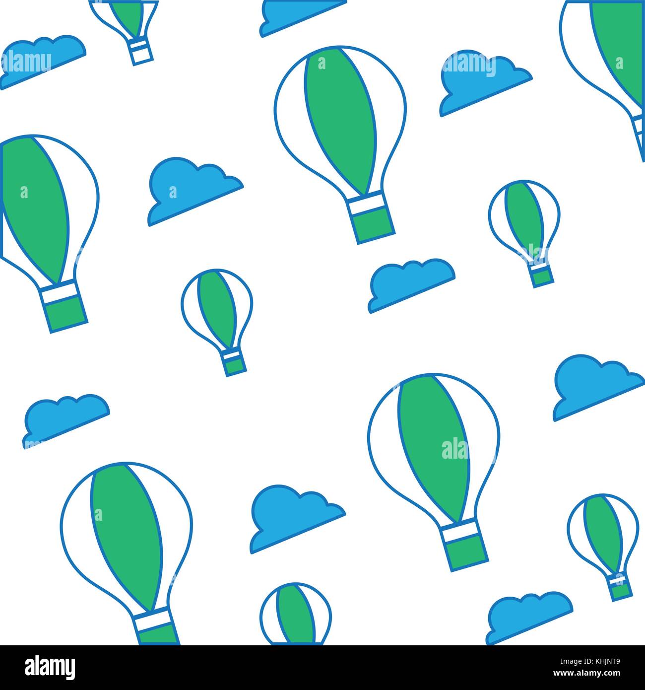 air balloon fly background design Stock Vector Image & Art - Alamy