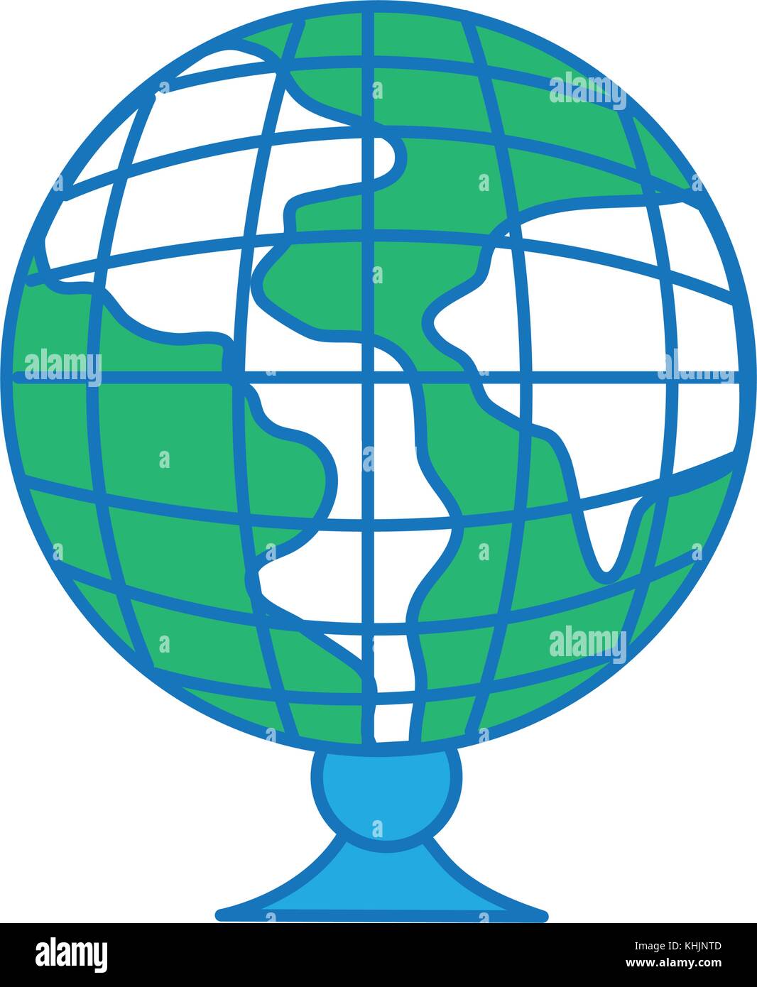 global earth planet desk design to study decoration Stock Vector Image ...