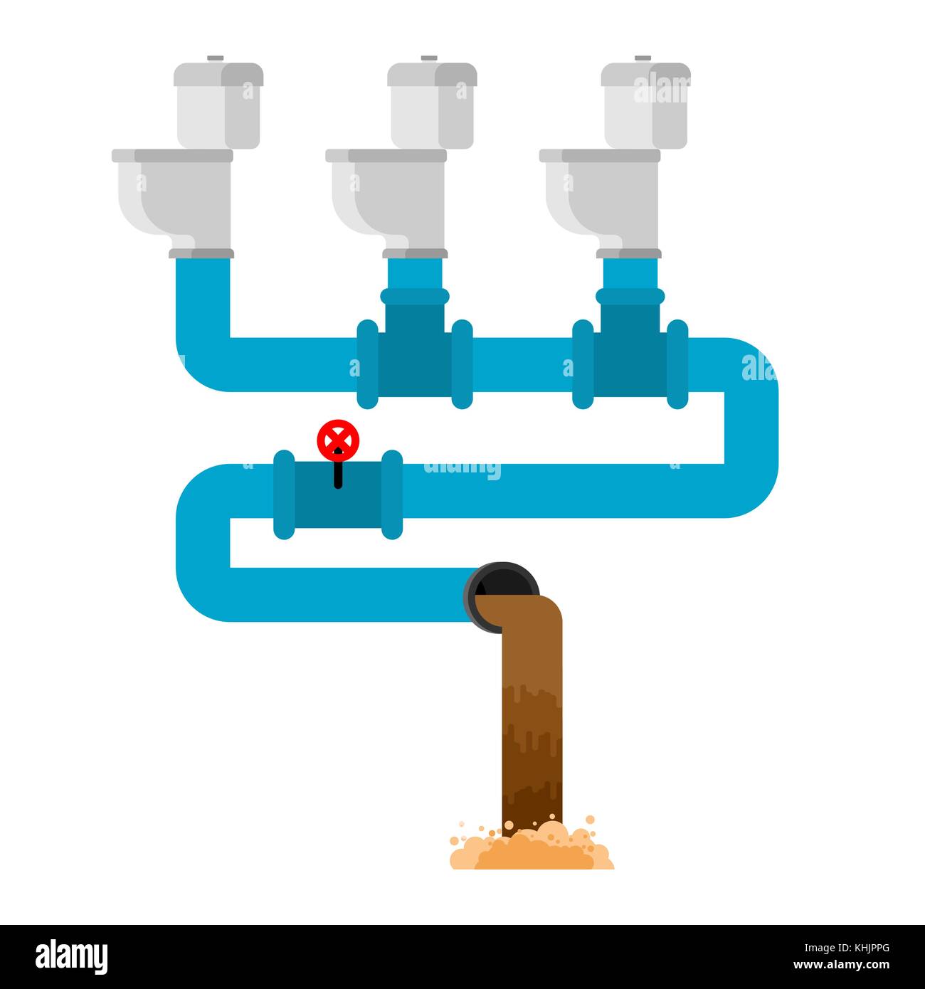 Wastewater treatment vector vectors hi-res stock photography and images ...