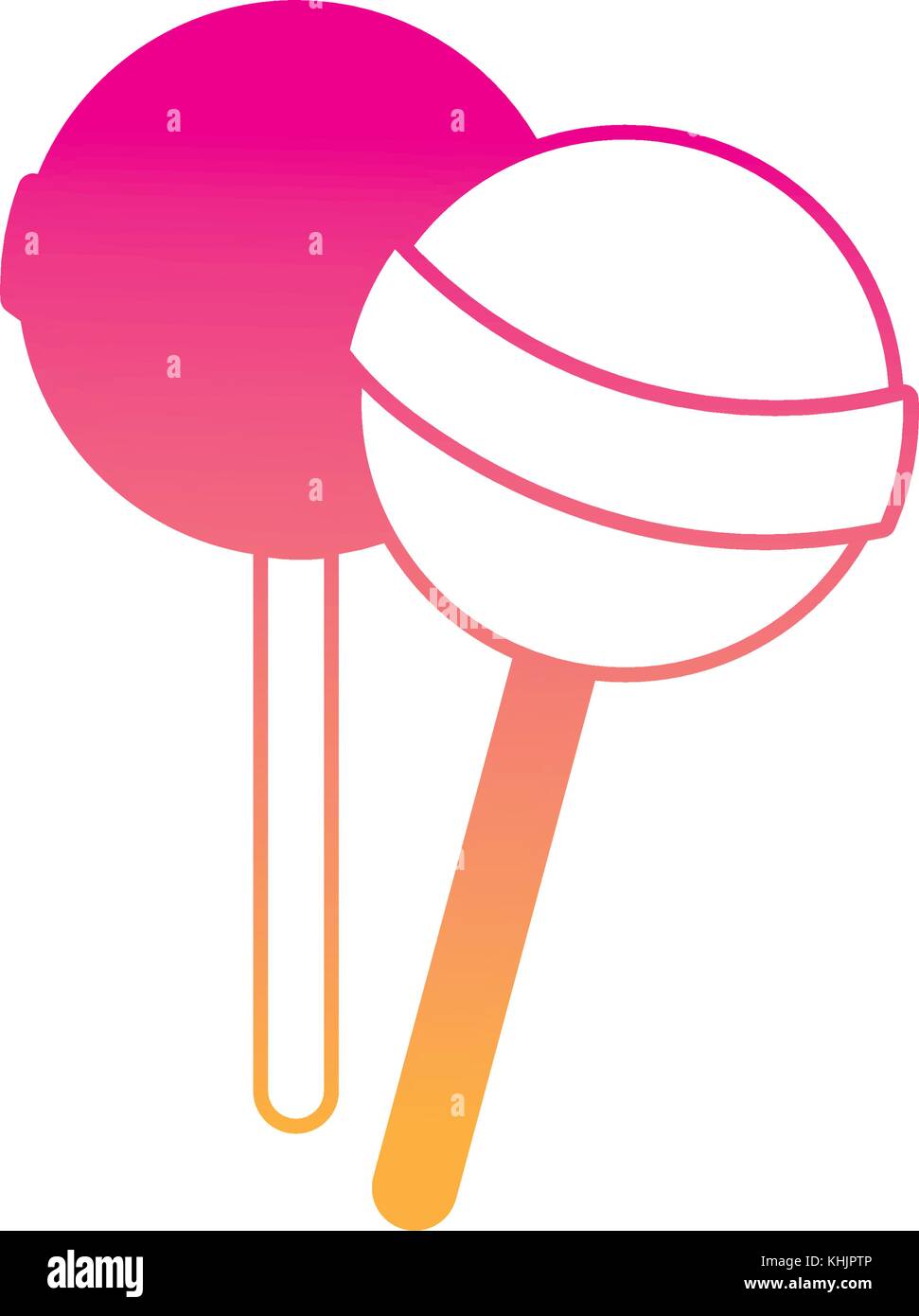 silhouette candies tasty sweet dessert sugar vector illustration Stock ...