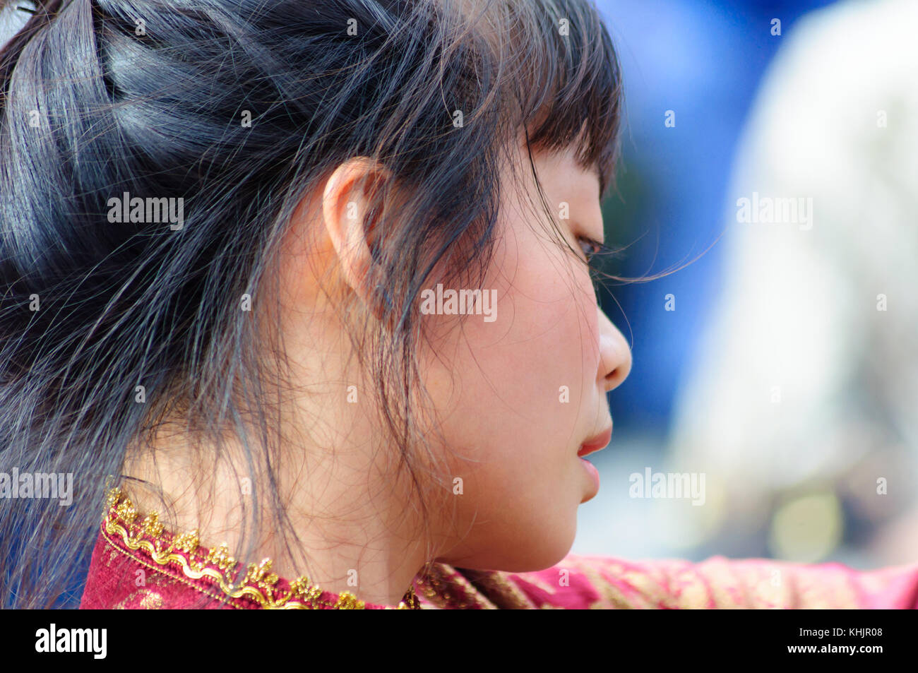 Female member of the Hsu Chen Wei Production Dance Company performs The ...