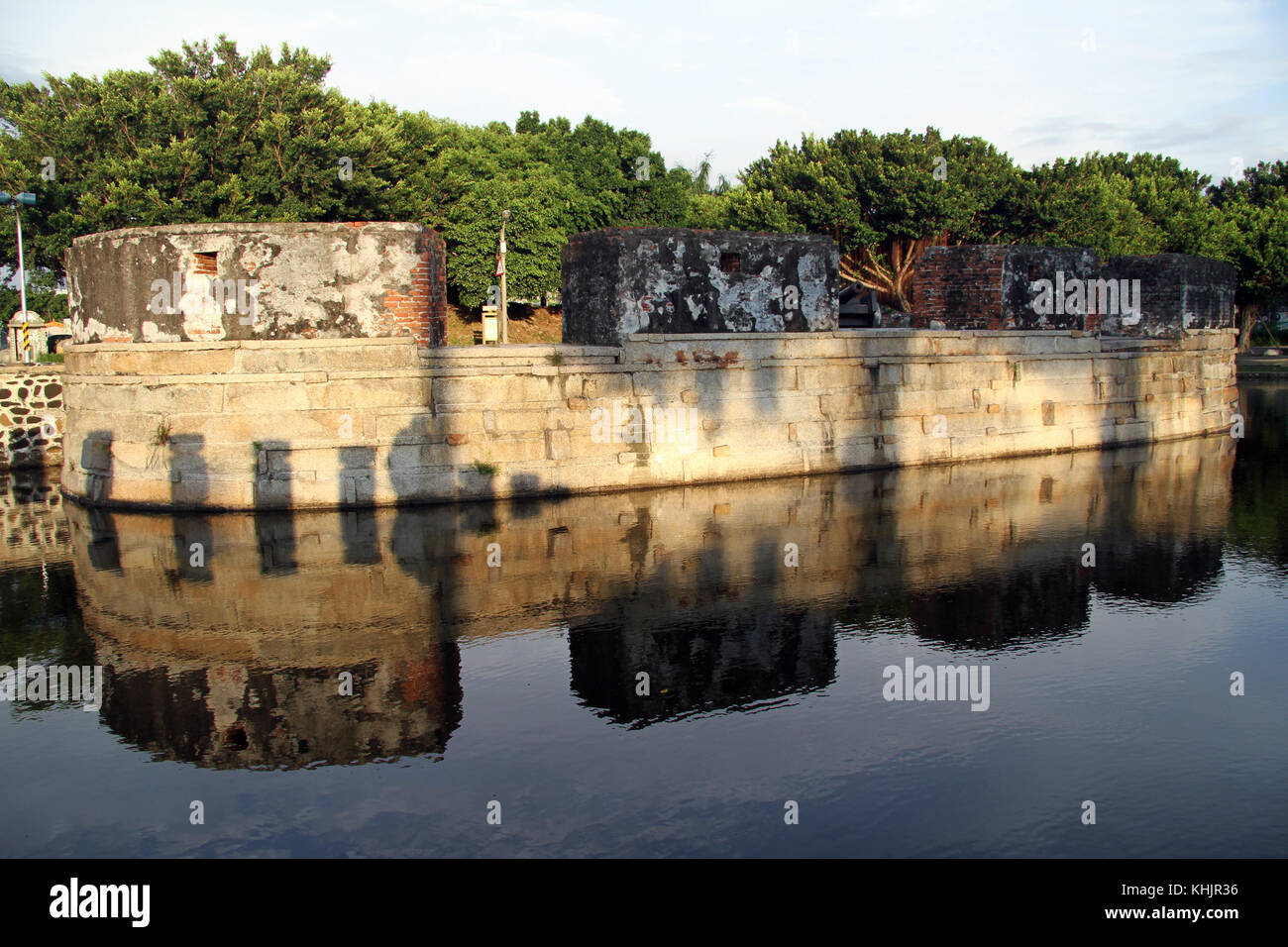 Small dutch fort in Anping, Tainan, Taiwan Stock Photo - Alamy