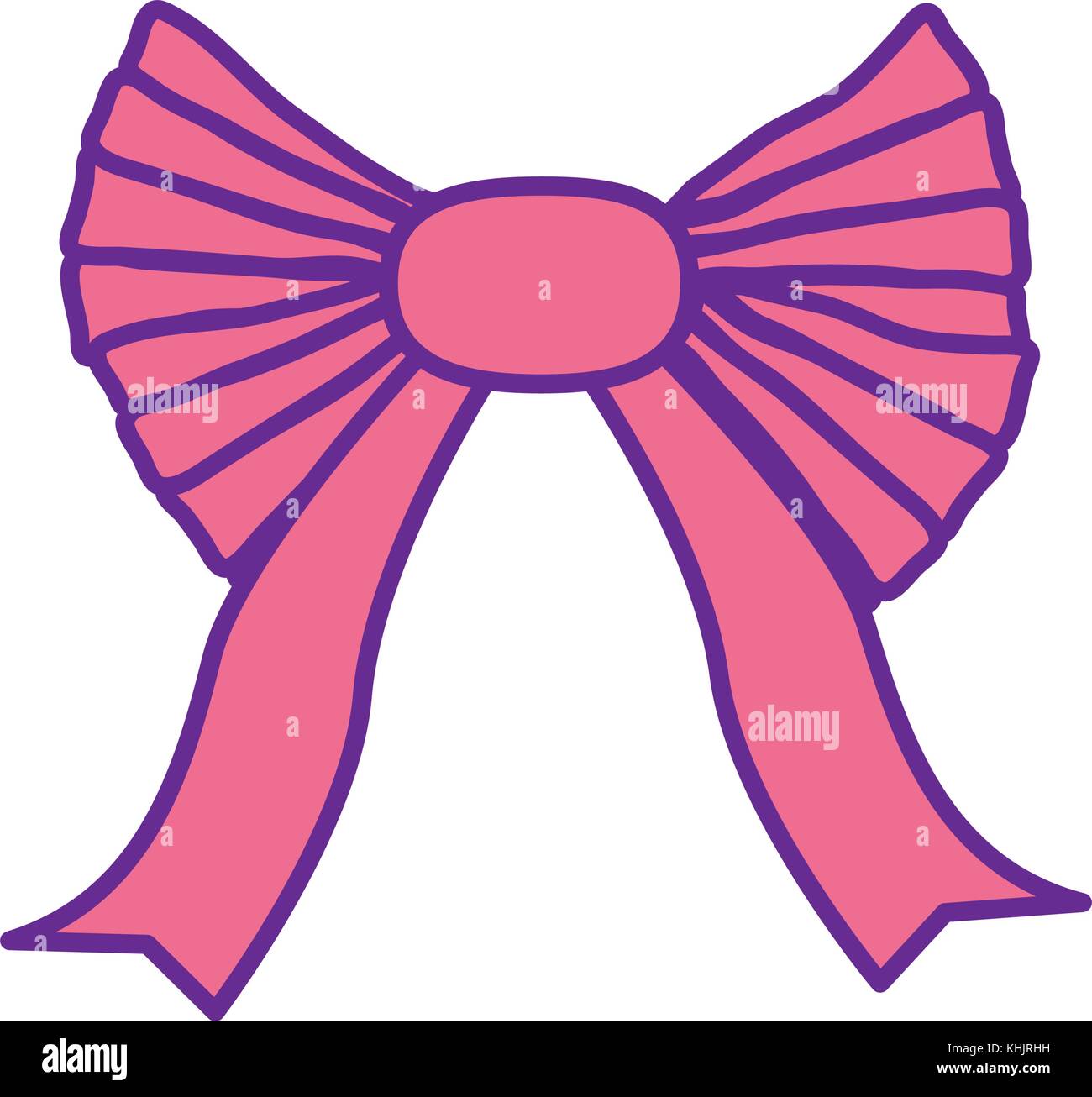 ribbon bow decoration label design Stock Vector Image & Art - Alamy