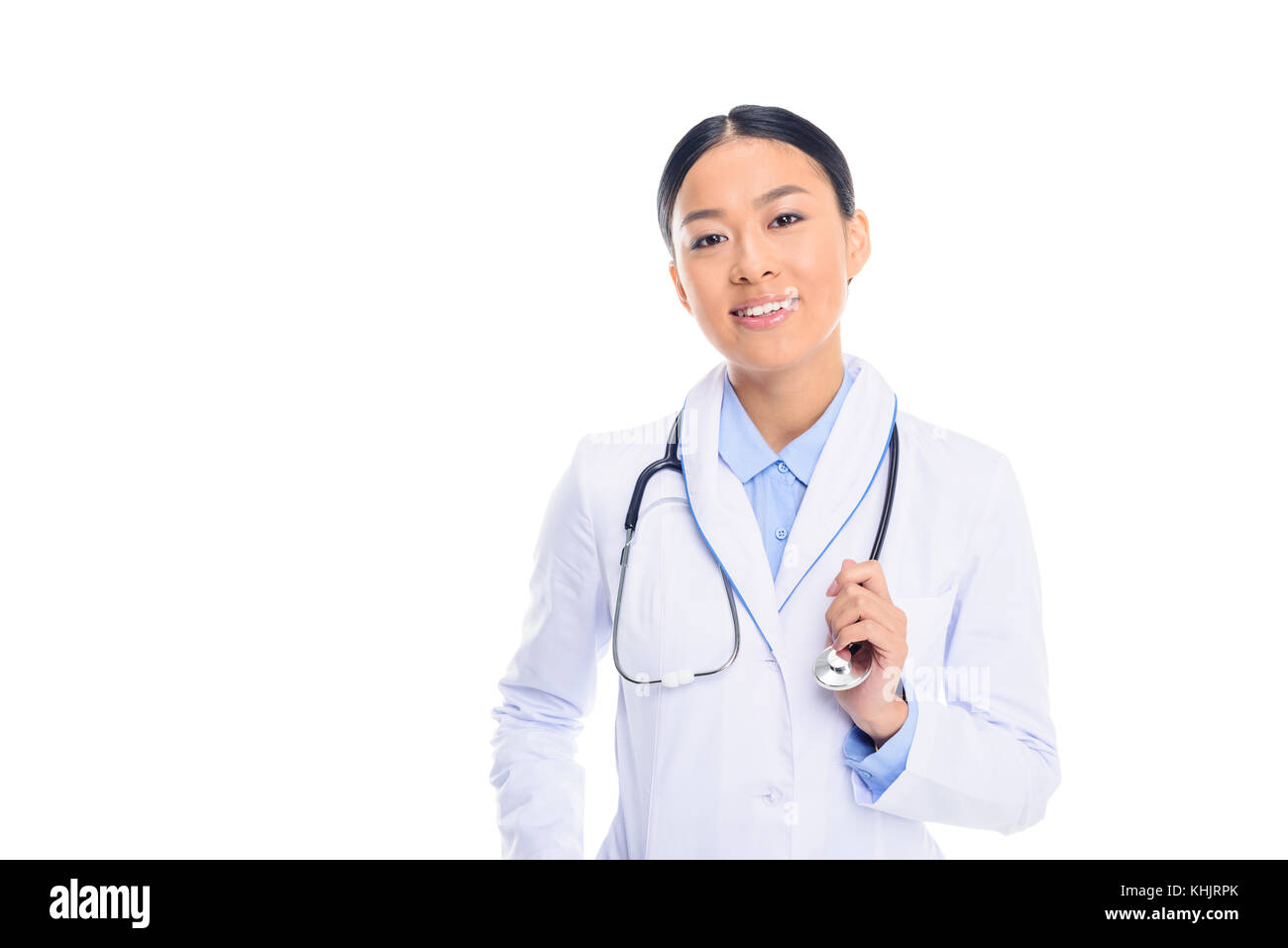 asian doctor with stethoscope Stock Photo - Alamy
