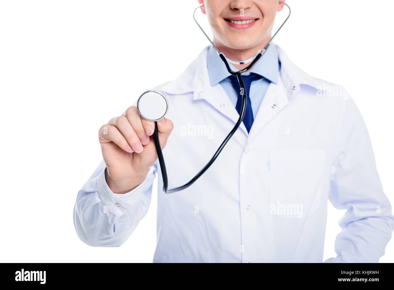 doctor with stethoscope Stock Photo - Alamy