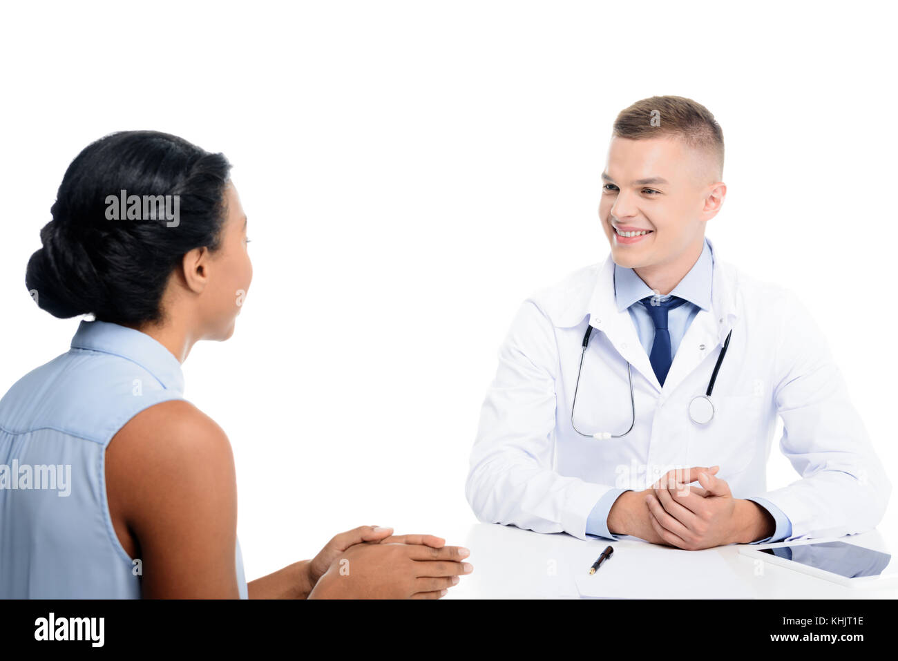 patient having consultation Stock Photo - Alamy