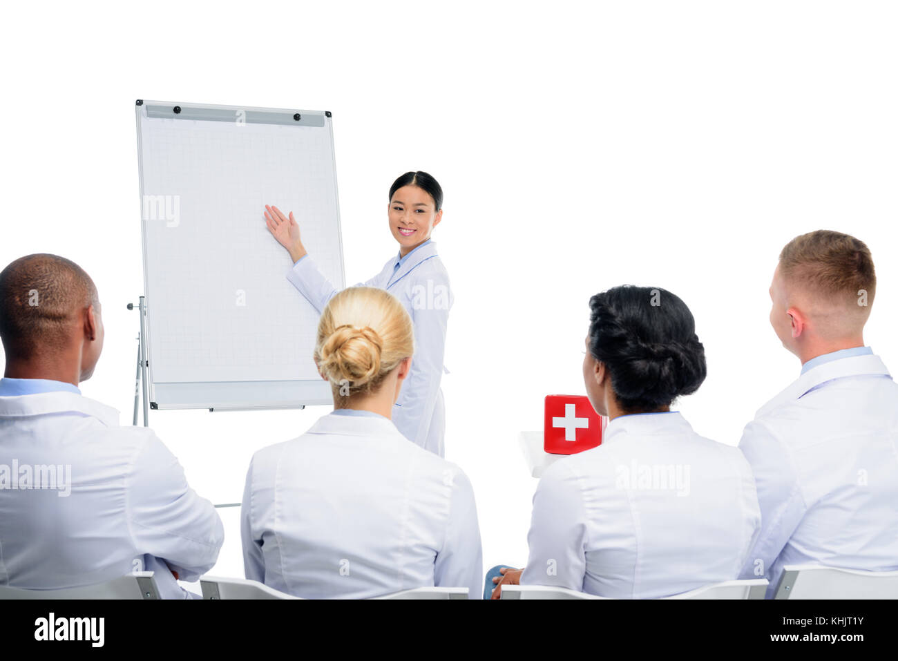 Asian presentation white people hi-res stock photography and images - Alamy