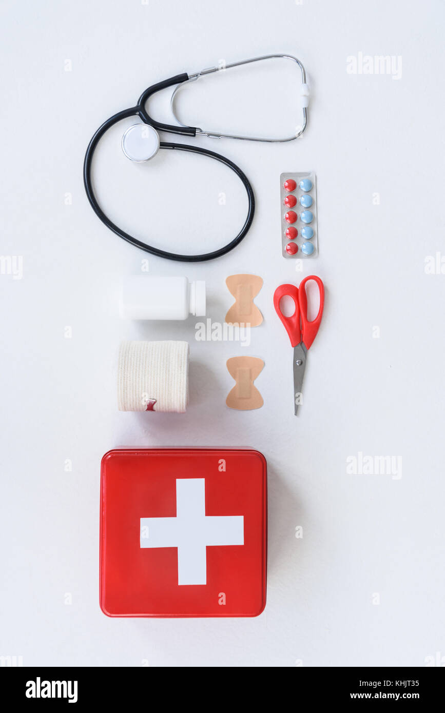 first aid kit Stock Photo - Alamy