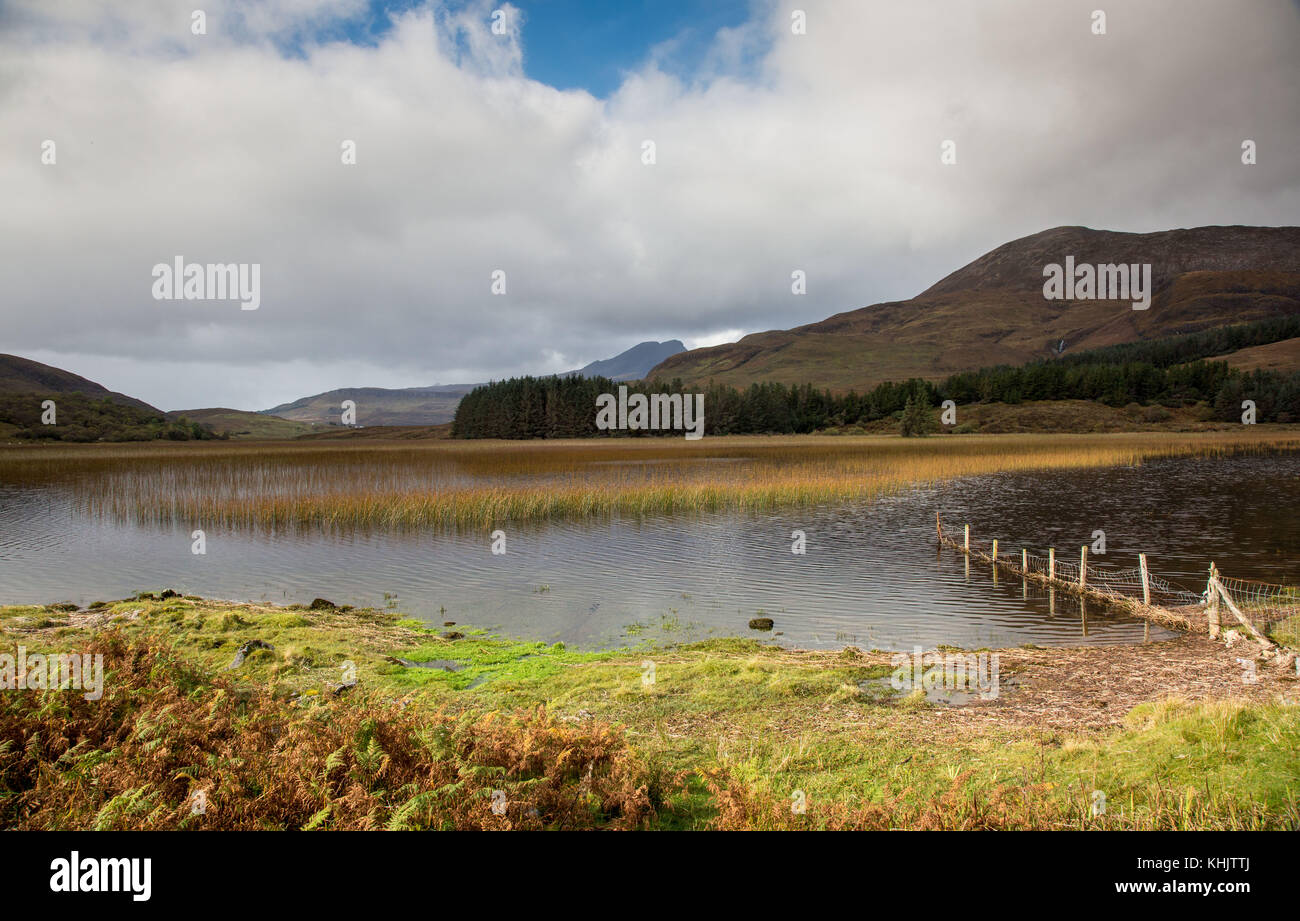 Views from the road to Elgol, Kilmarie Stock Photo - Alamy