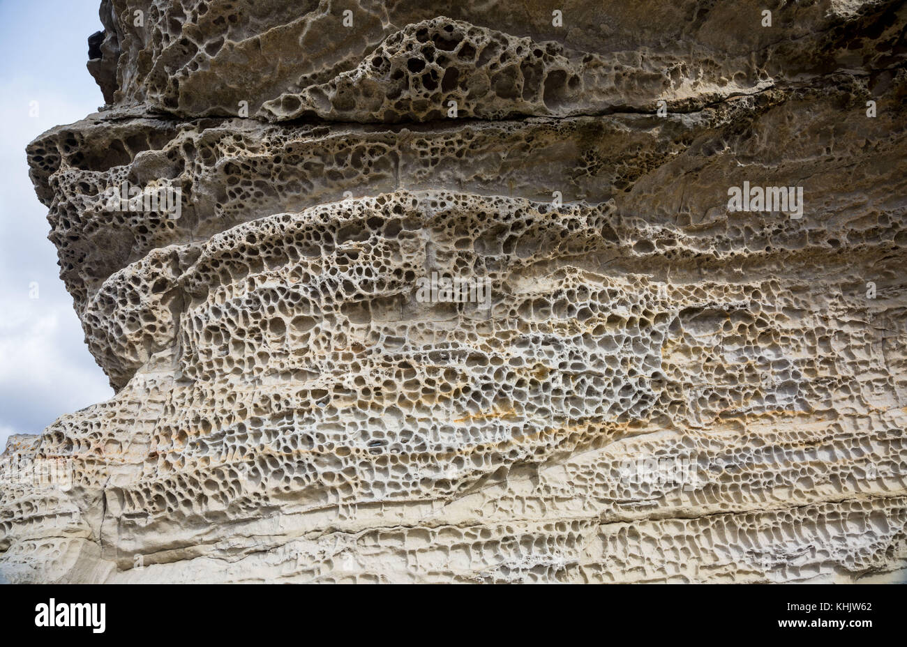 Large limestone outcrop at Elgol, Isle of Skye, Scottish Highlands ...