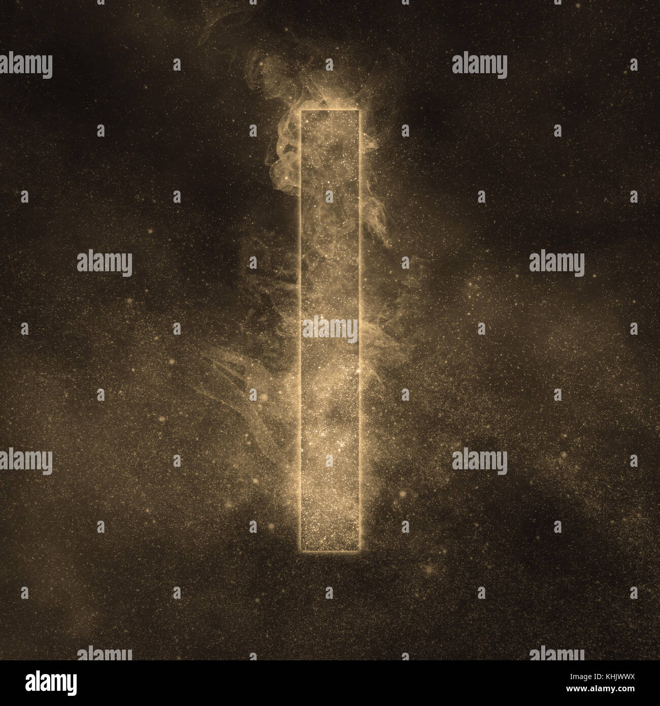 Letter I alphabet symbol. Space Letter, Night Sky Letter Stock Photo ...