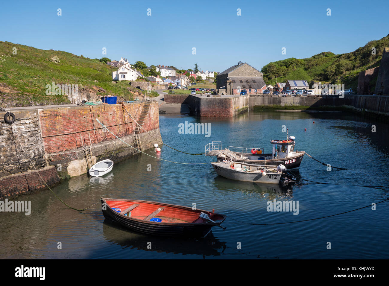 Porthgain Llanrhian Pembrokeshire Wales Stock Photo - Alamy