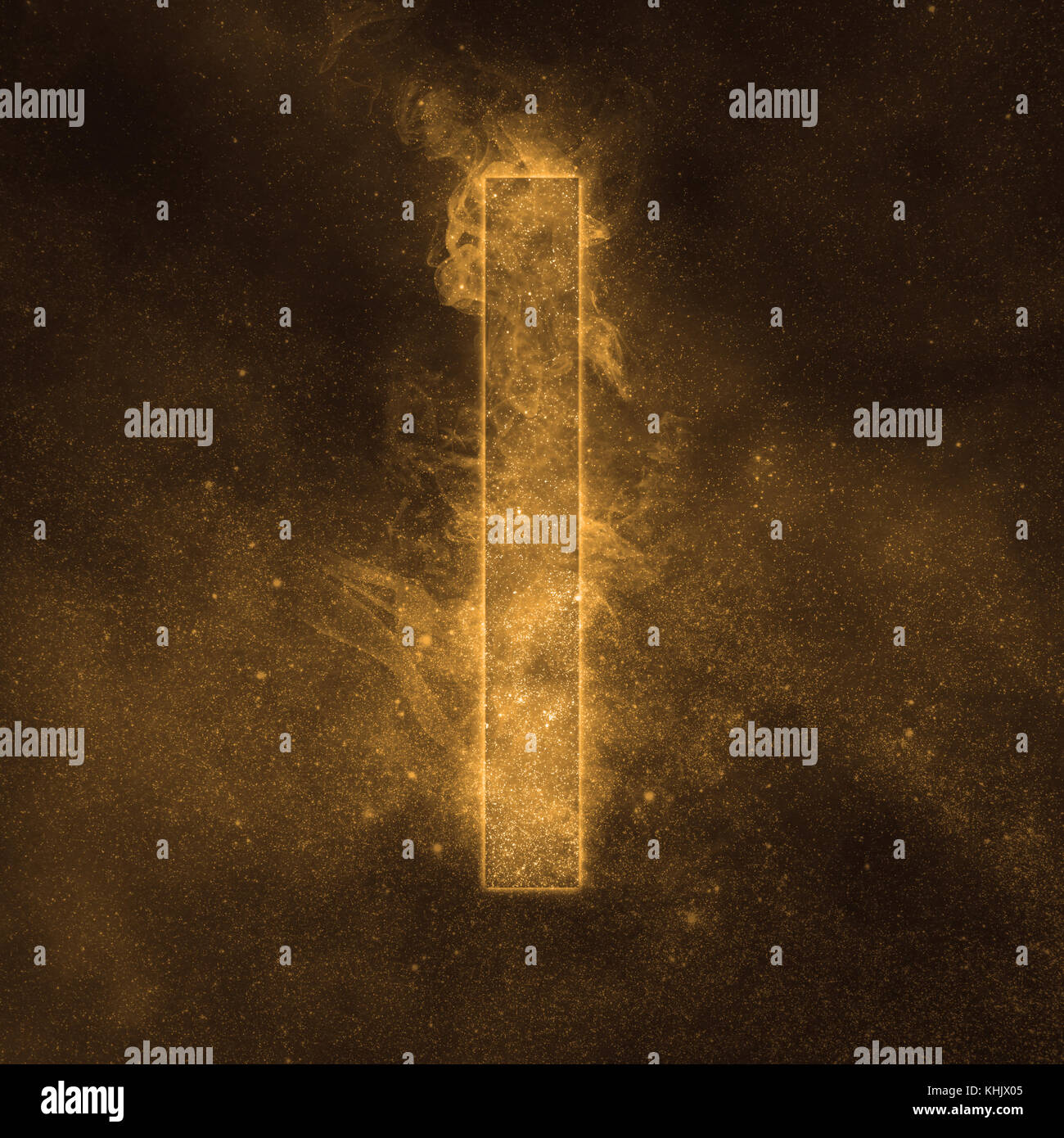 Letter I alphabet symbol. Space Letter, Night Sky Letter Stock Photo ...