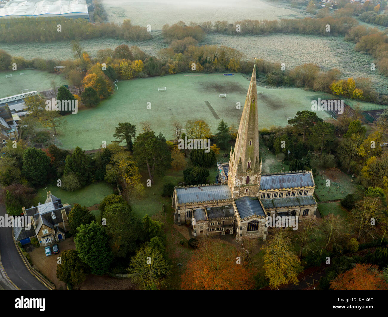 All saints parish church, Leighton Buzzard, UK Stock Photo - Alamy