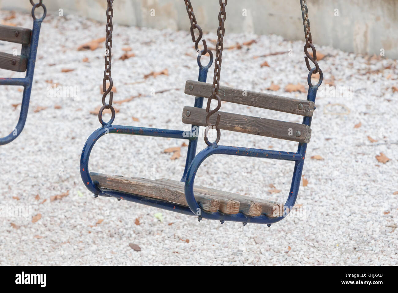 Old wooden swing hi-res stock photography and images - Alamy