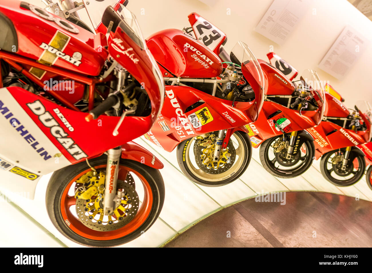 Famous motorcycles and Ducati history on show at the factory Ducati ...