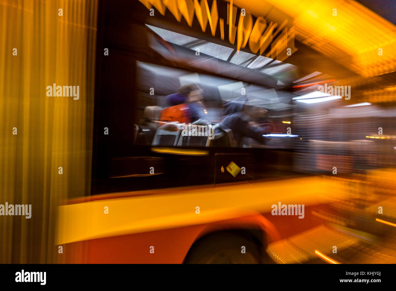 TPER branded public bus. TPER is the city transport provider for ...