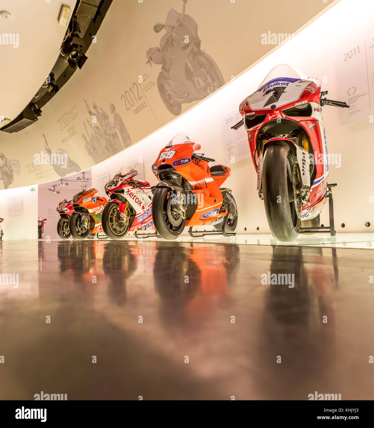 Famous motorcycles and Ducati history on show at the factory Ducati ...
