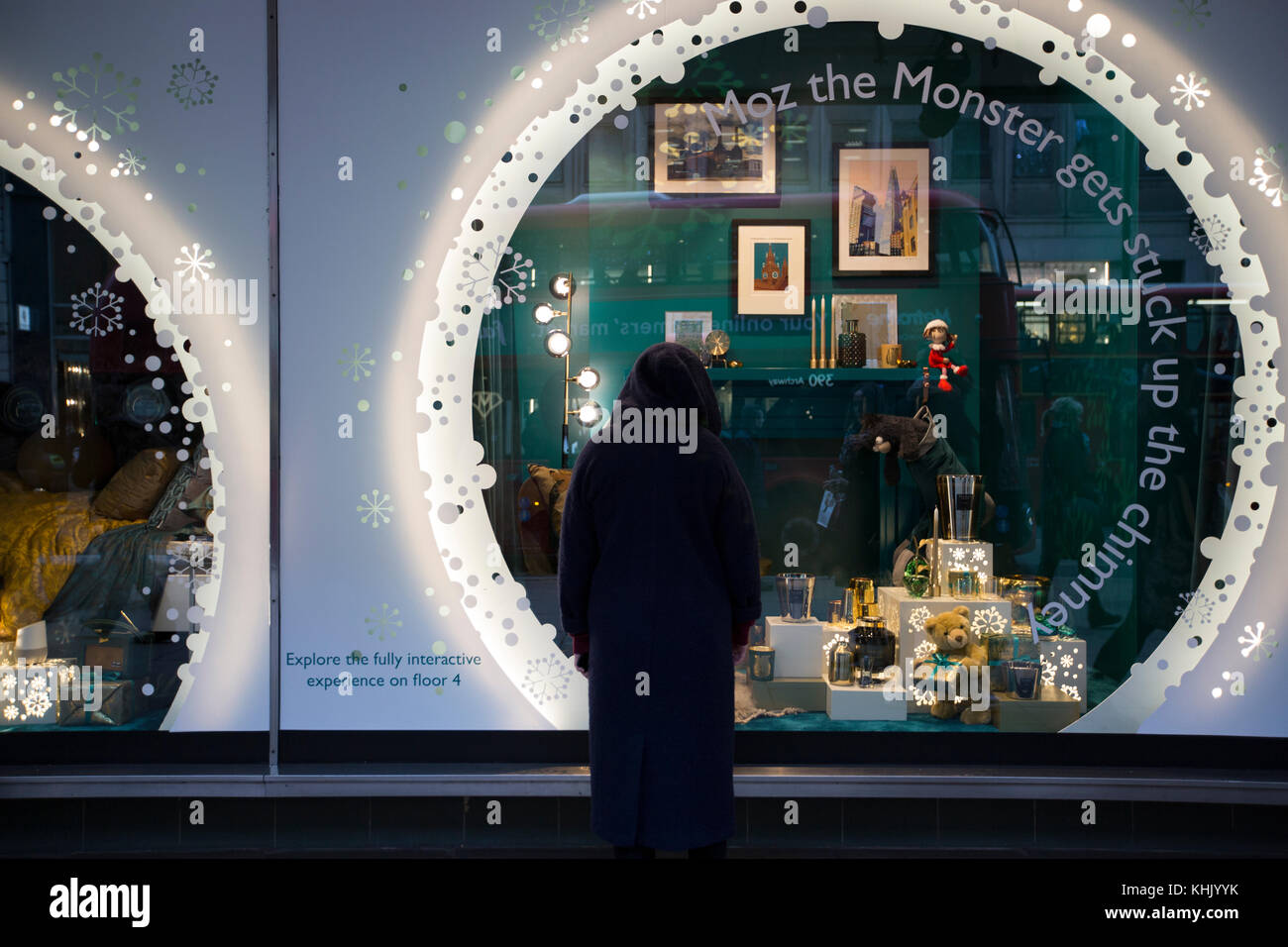 Nespresso 2017 festive Christmas window display on Regent Street ...