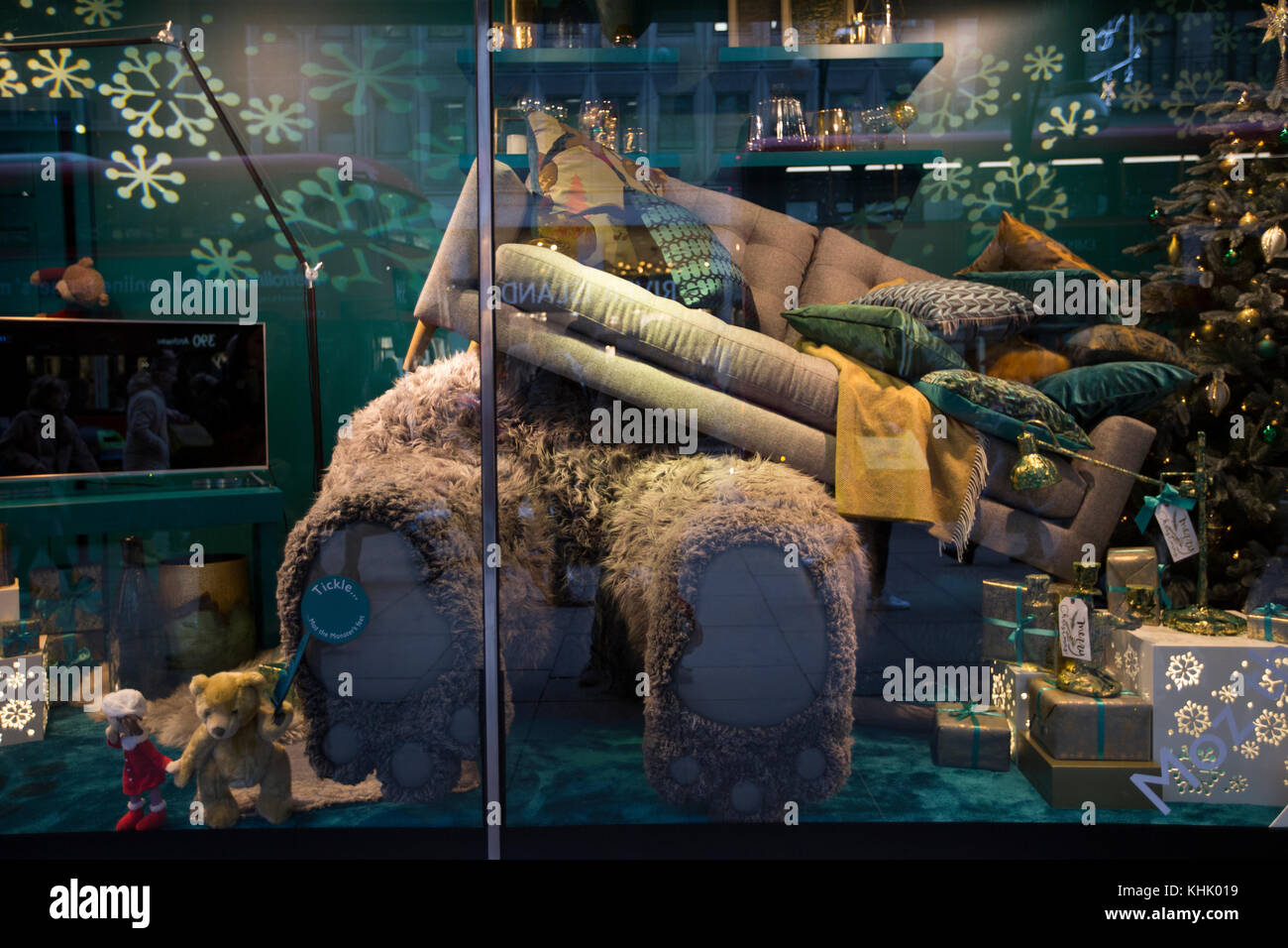 John Lewis Oxford Street Windows High Resolution Stock Photography and ...