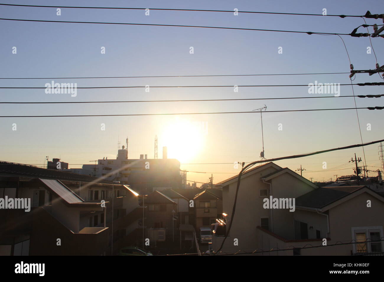 Afternoon sunshine in autumn - Tokyo, Japan Stock Photo - Alamy