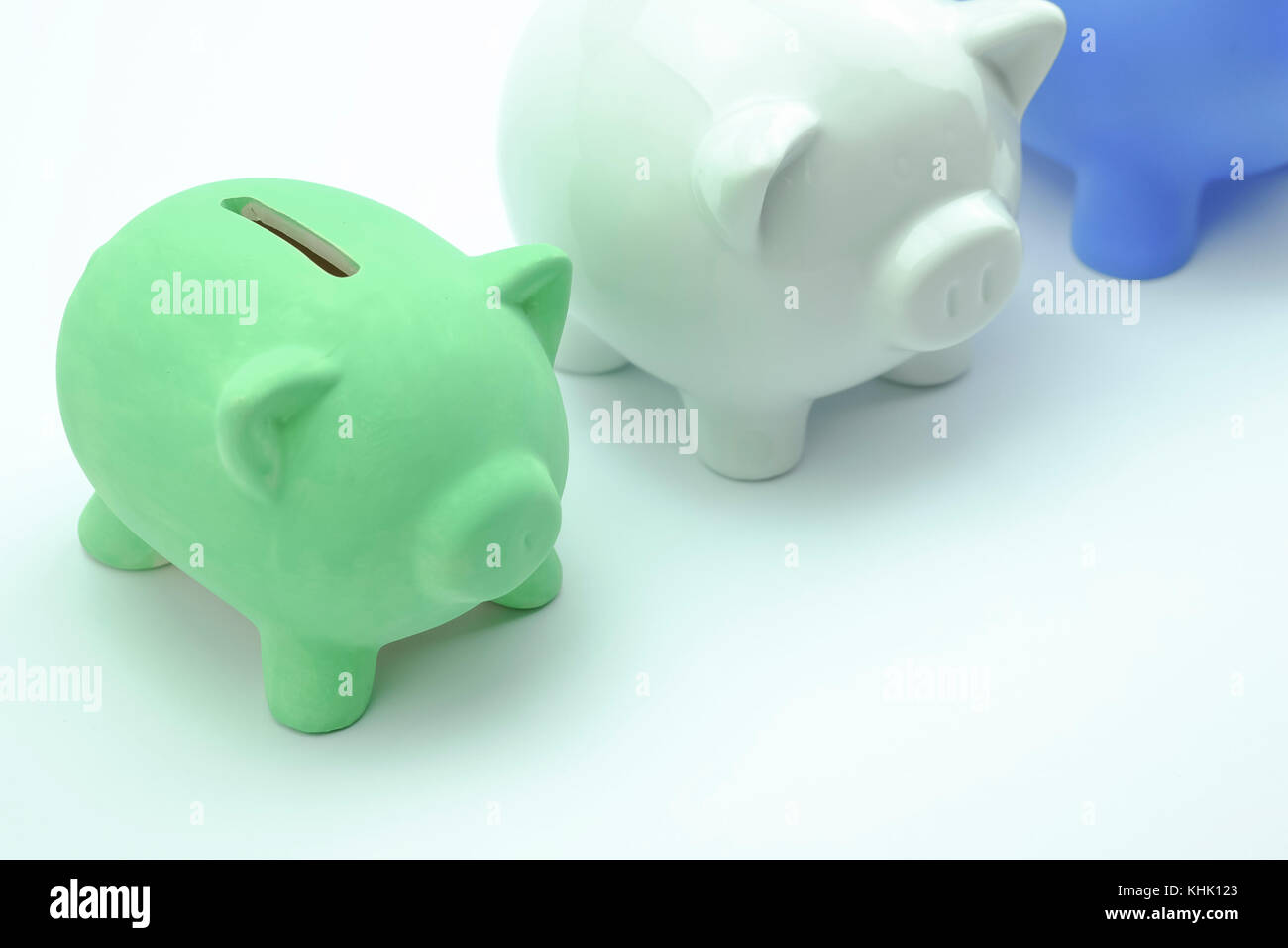 terracotta piggy bank on a white background - money saving concept ...
