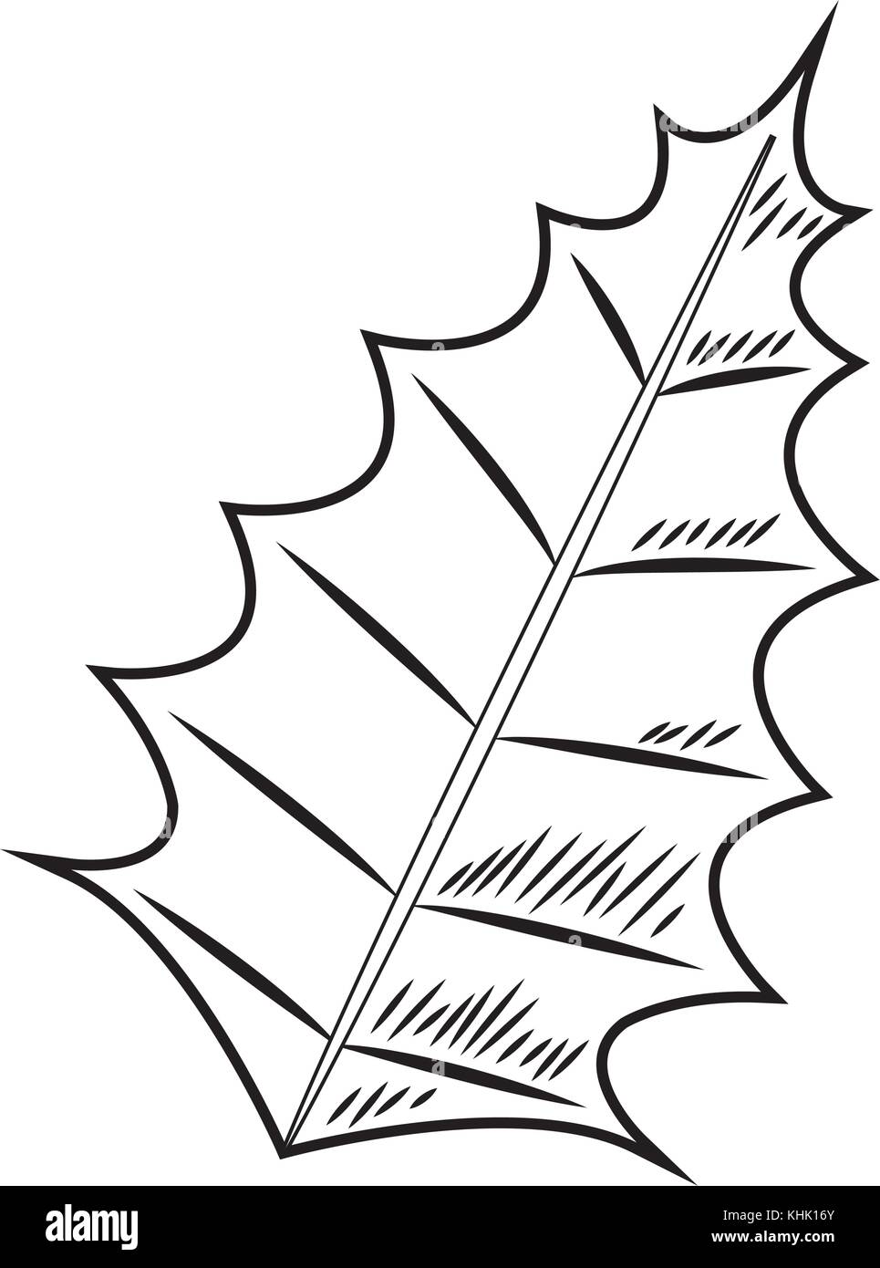 Christmas leaf pop art Stock Vector Image & Art - Alamy