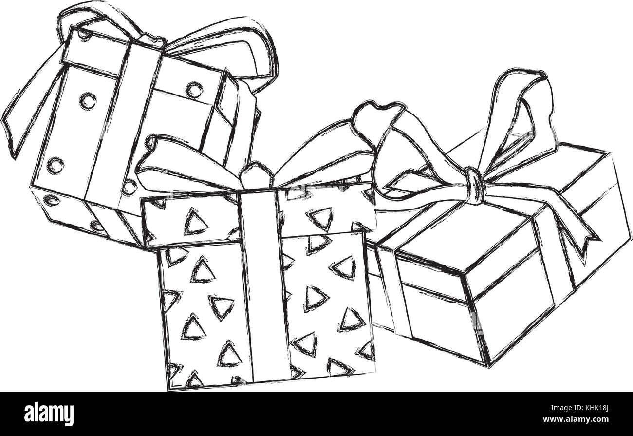 Gift boxes pop art Stock Vector Image & Art - Alamy