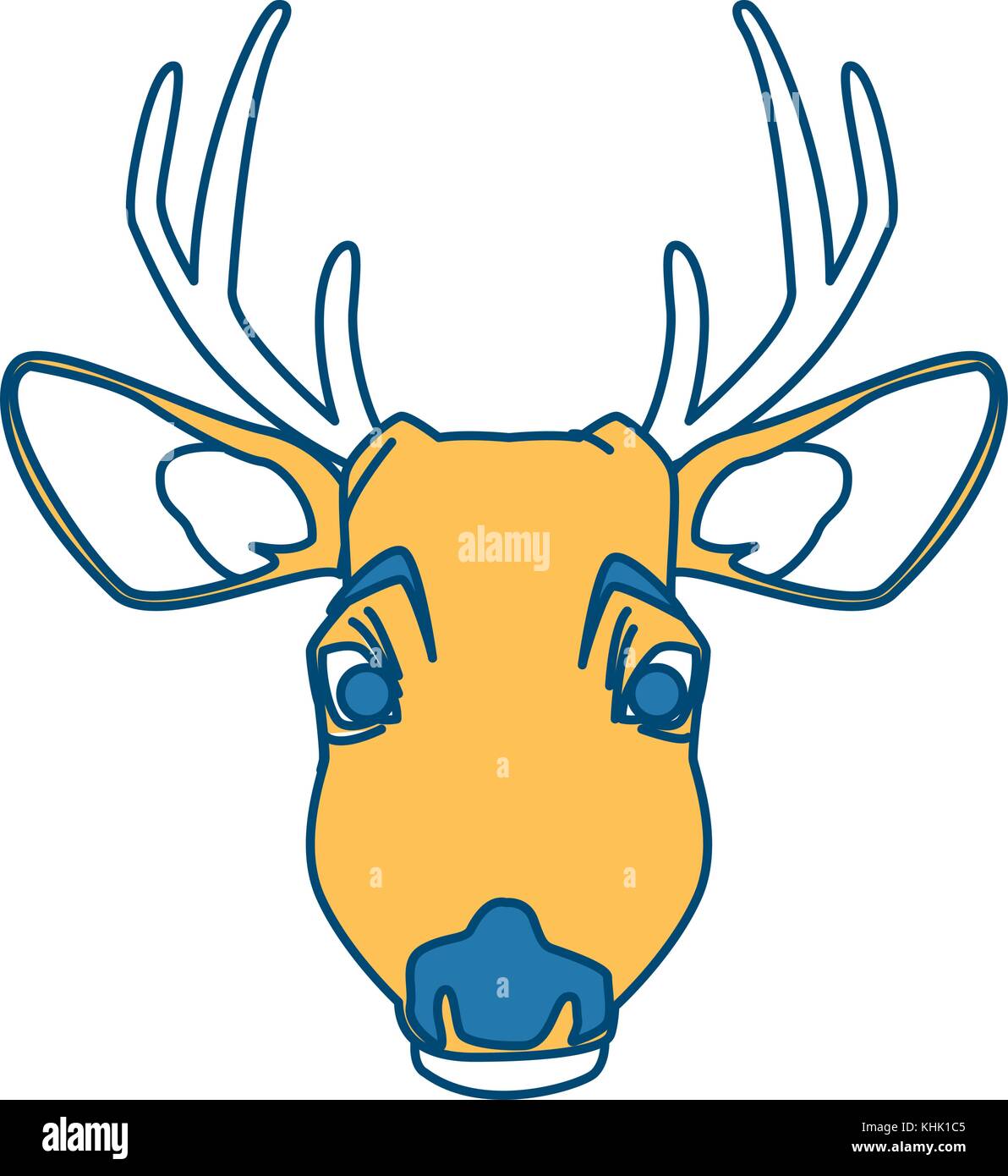 Cute reindeer cartoon Stock Vector Image & Art - Alamy