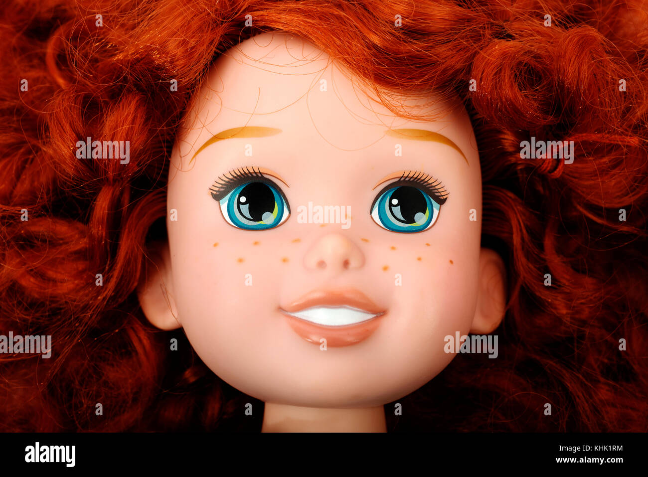 Merida princess of the clan Dunbroch doll Stock Photo - Alamy