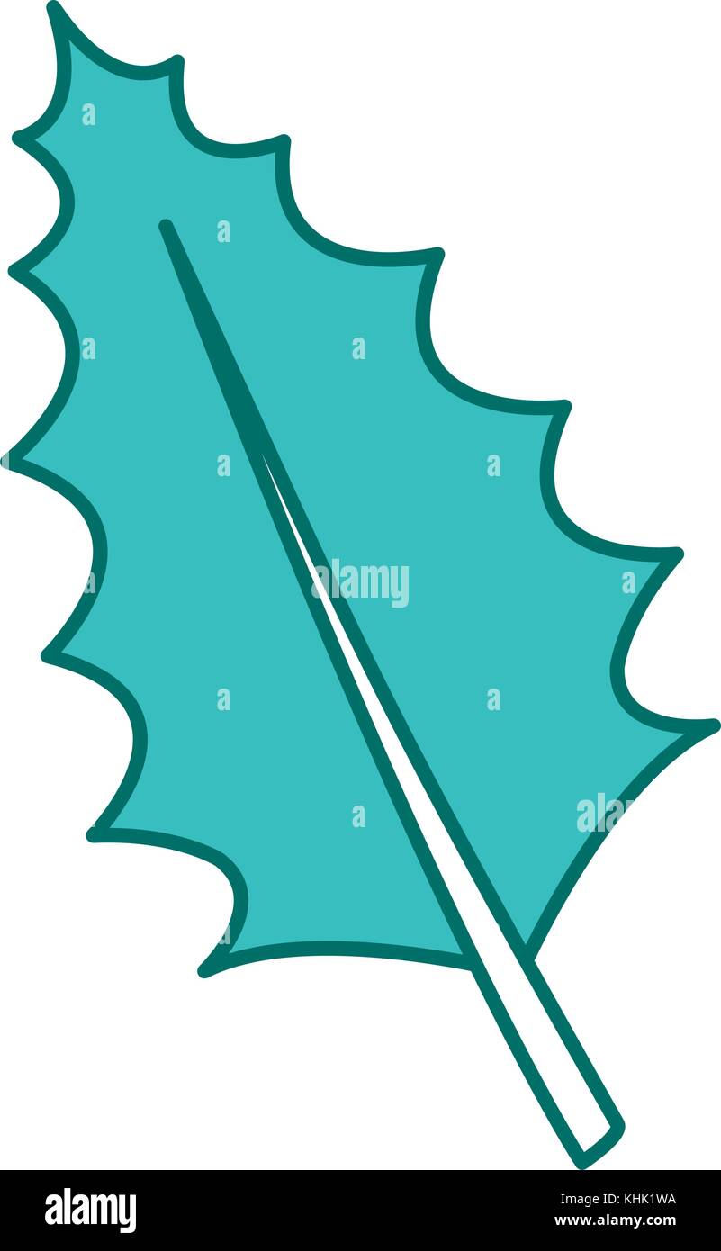 Christmas leaf cartoon Stock Vector Image & Art - Alamy