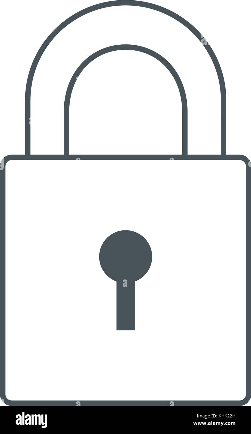 Padlock security symbol Stock Vector Image & Art - Alamy