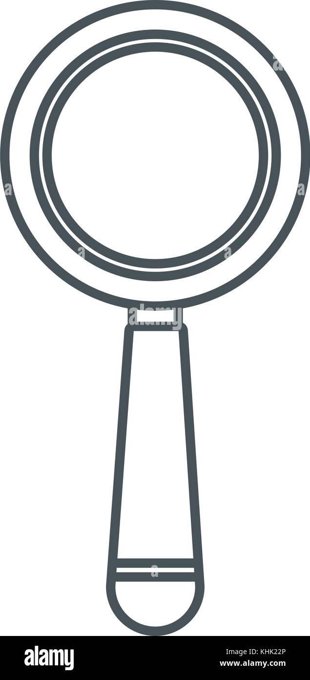 Magnifying glass symbol Stock Vector Image & Art - Alamy