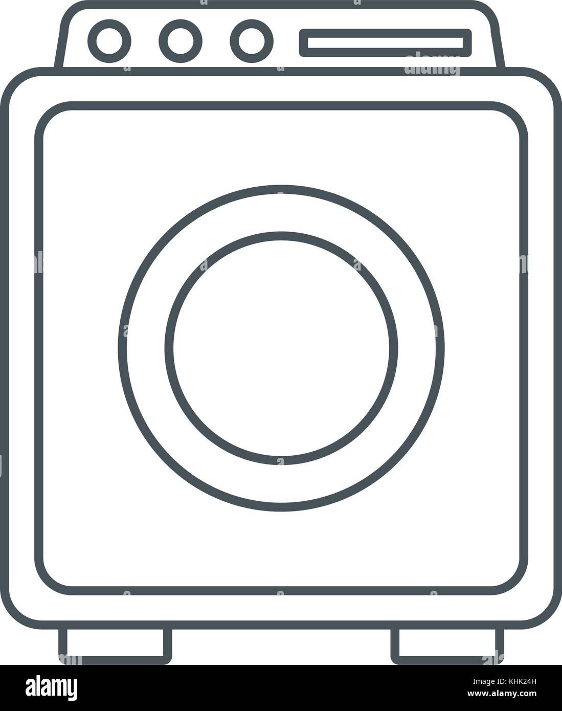 Washer machine symbol Stock Vector Image & Art - Alamy