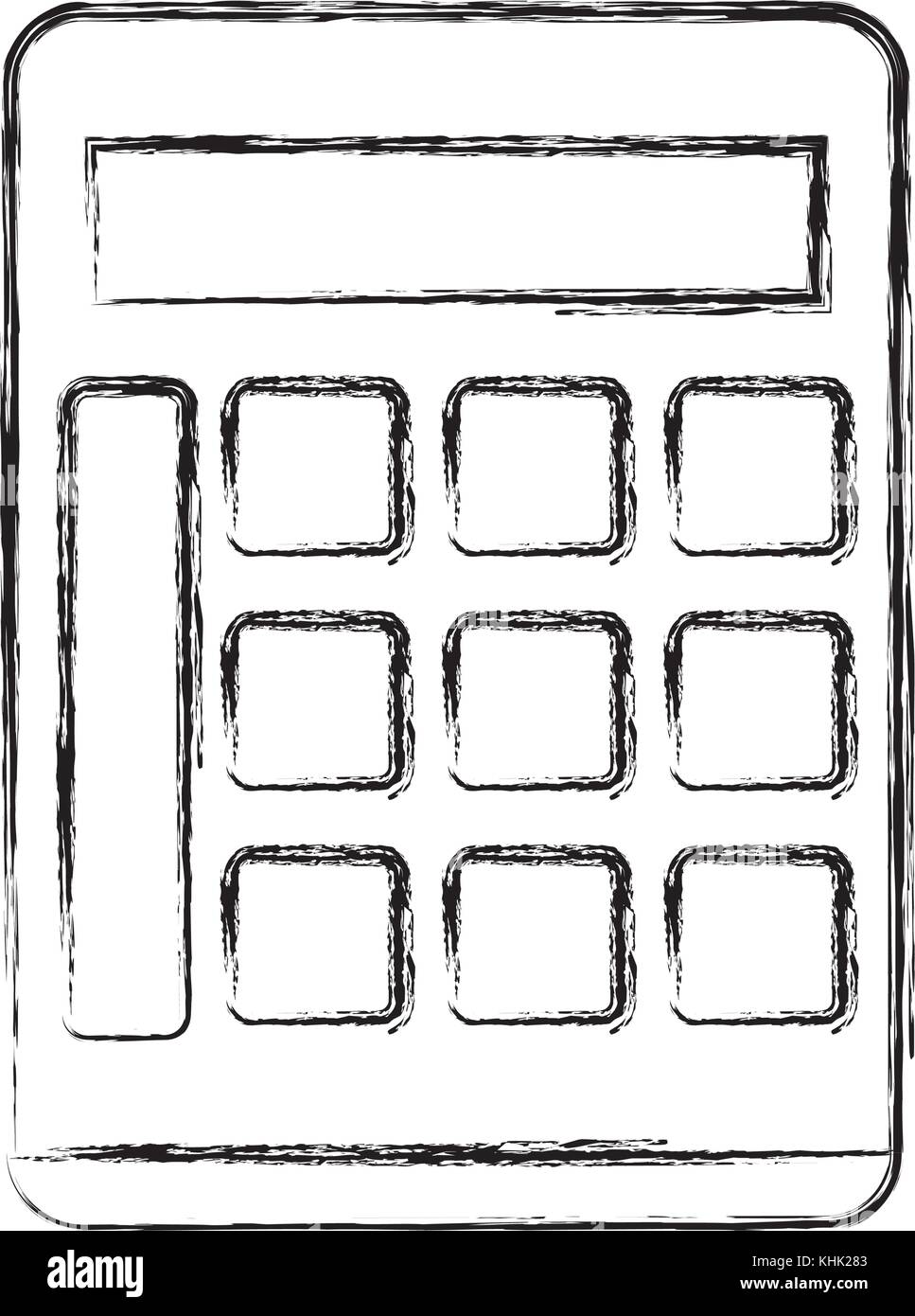 Calculator math device Stock Vector Image & Art - Alamy