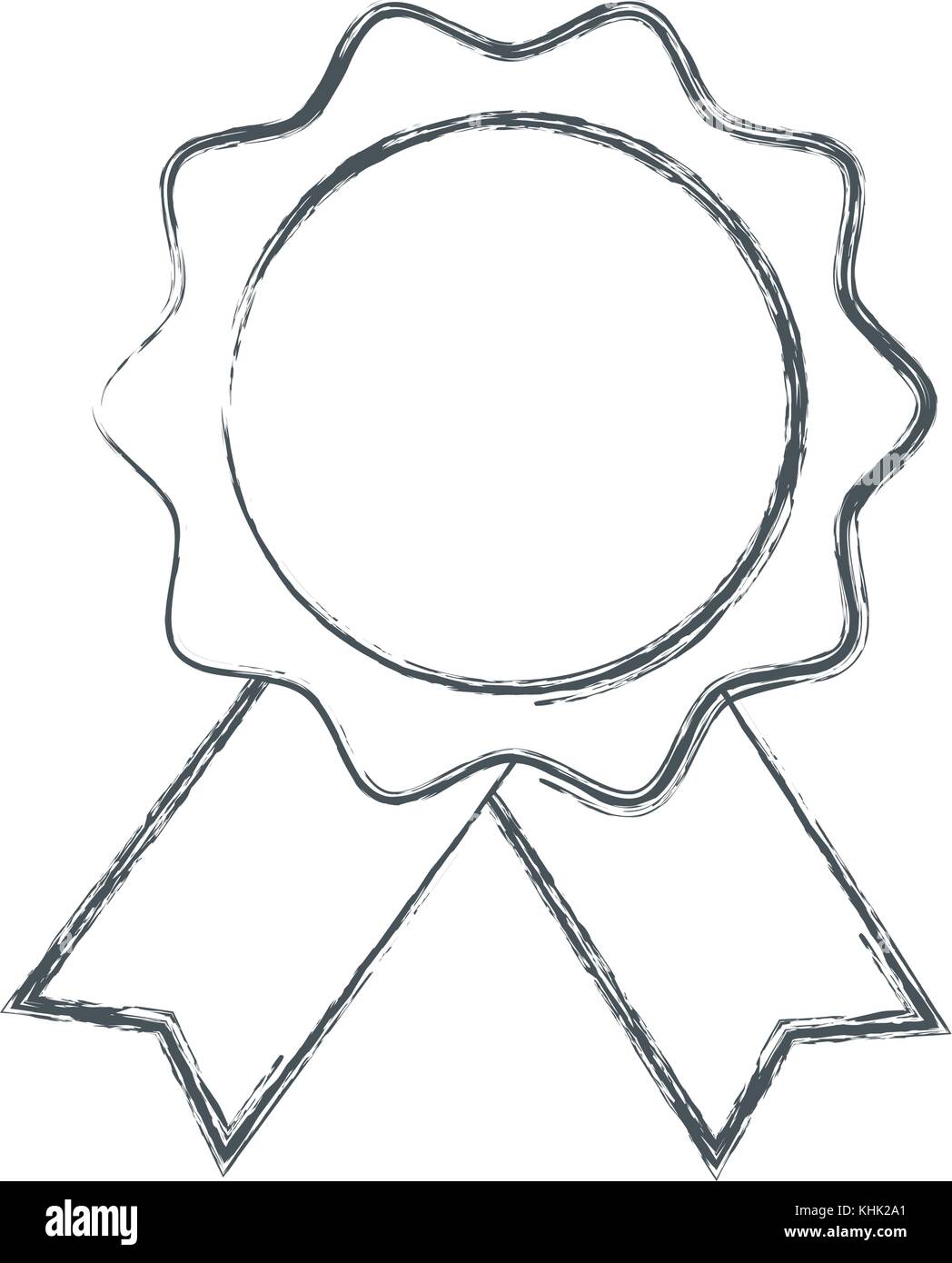 Award ribbon symbol Stock Vector Image & Art - Alamy