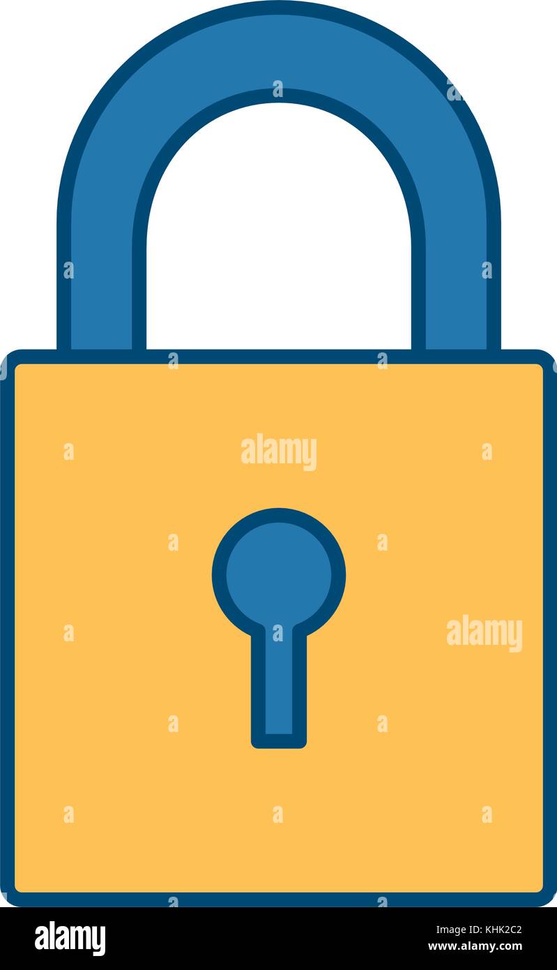 Padlock security symbol Stock Vector Image & Art - Alamy