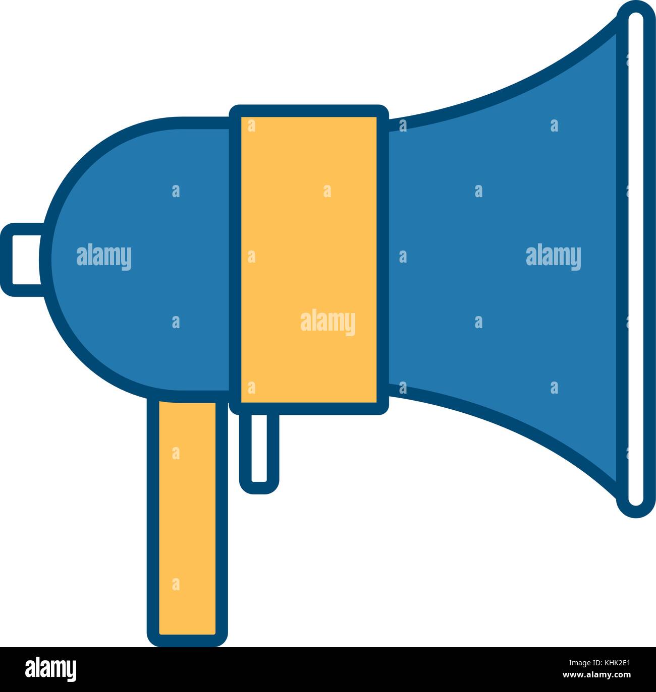 Bullhorn advertising symbol Stock Vector Image & Art - Alamy