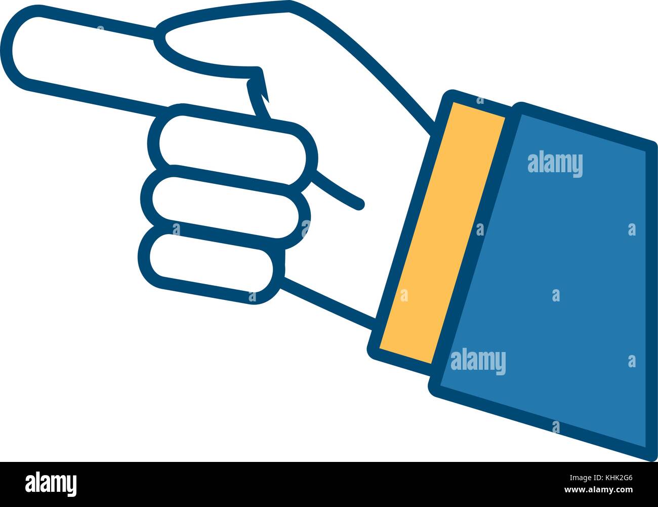 Human hand symbol Stock Vector Image & Art - Alamy