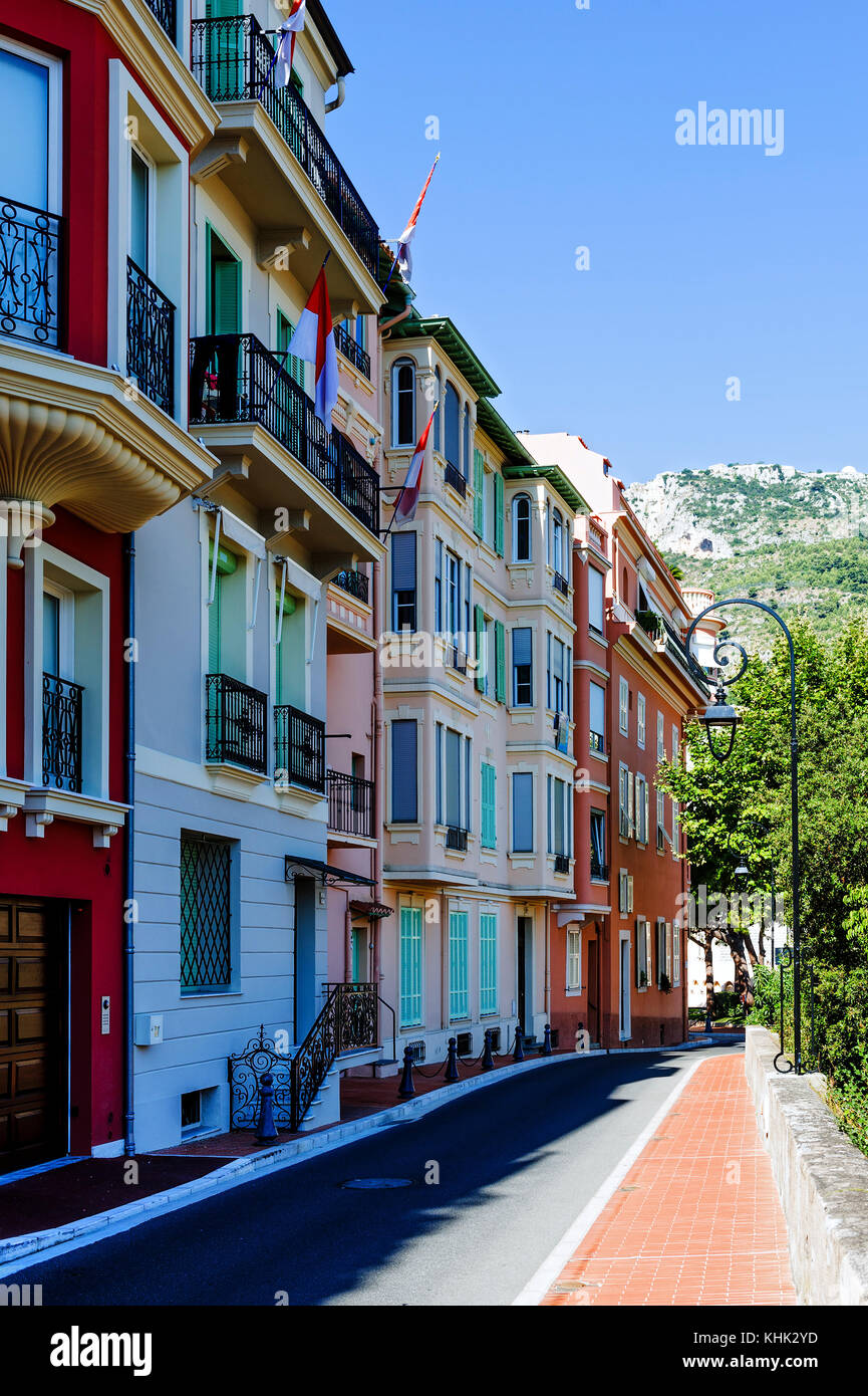 Old town monaco street hi-res stock photography and images - Alamy