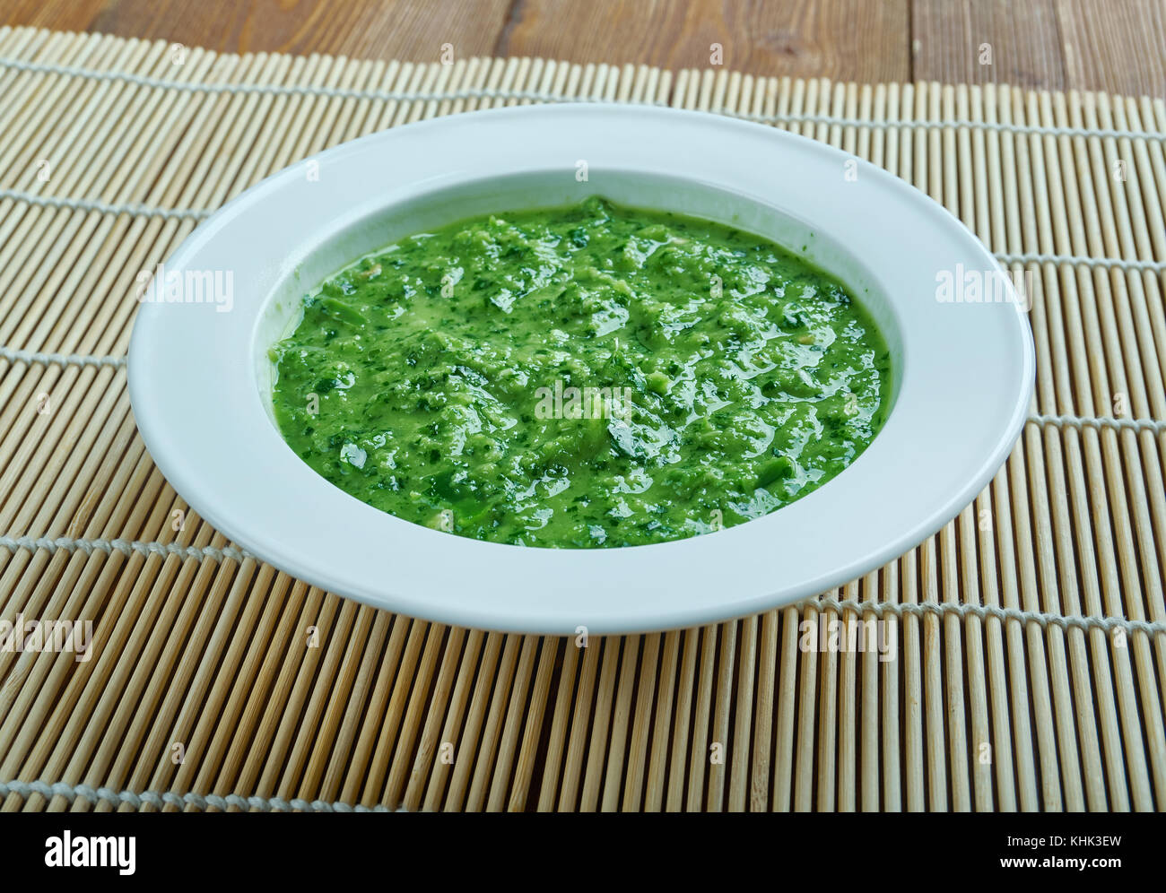 Shatta - Middle Eastern Hot Sauce Pesto, close up Stock Photo - Alamy