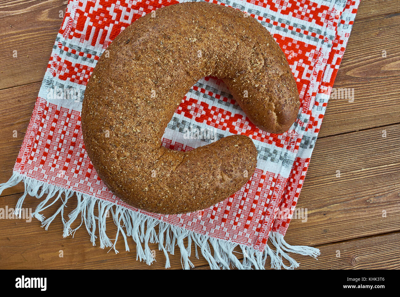 rogalik - traditional European yeast roll made into a crescent shape ...