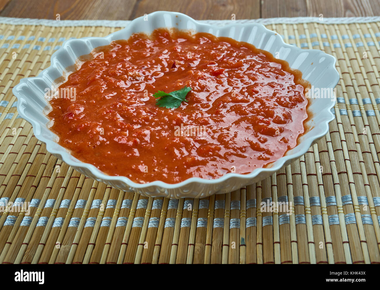 Romesco Sauce - nut and red pepper-based sauce that originated from ...