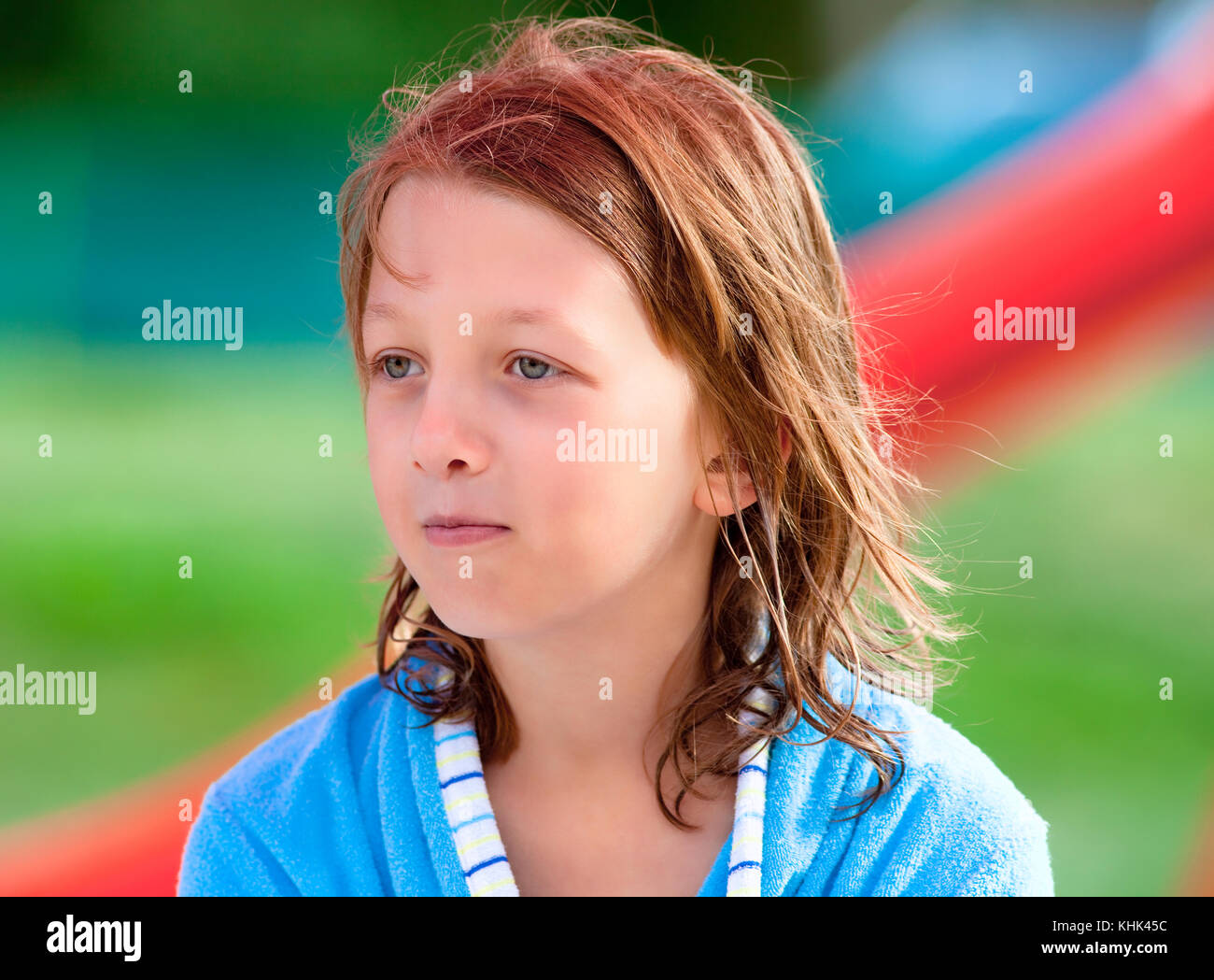 Boy in robe hi-res stock photography and images - Alamy
