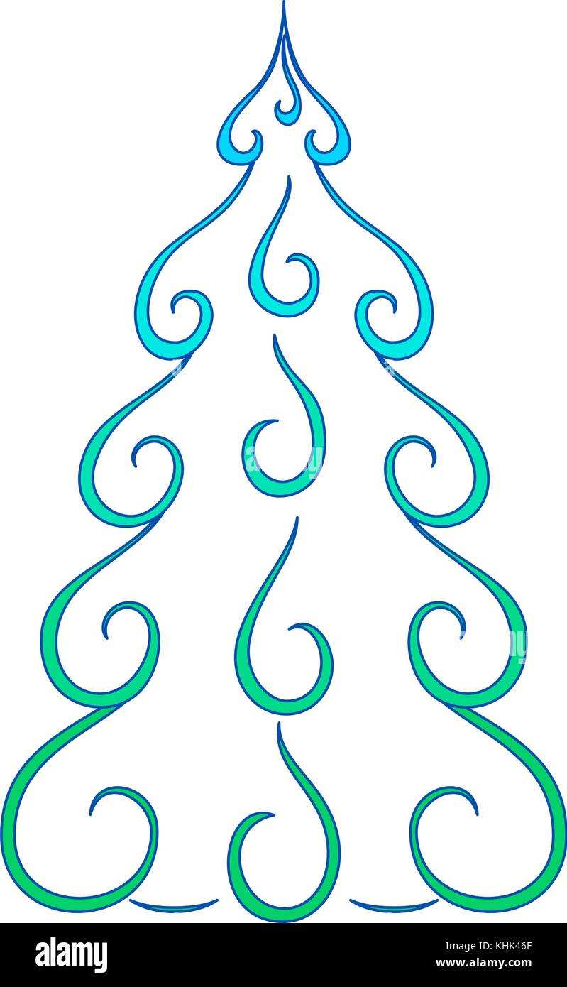 Christmas tree, pictogram Stock Vector Image & Art - Alamy