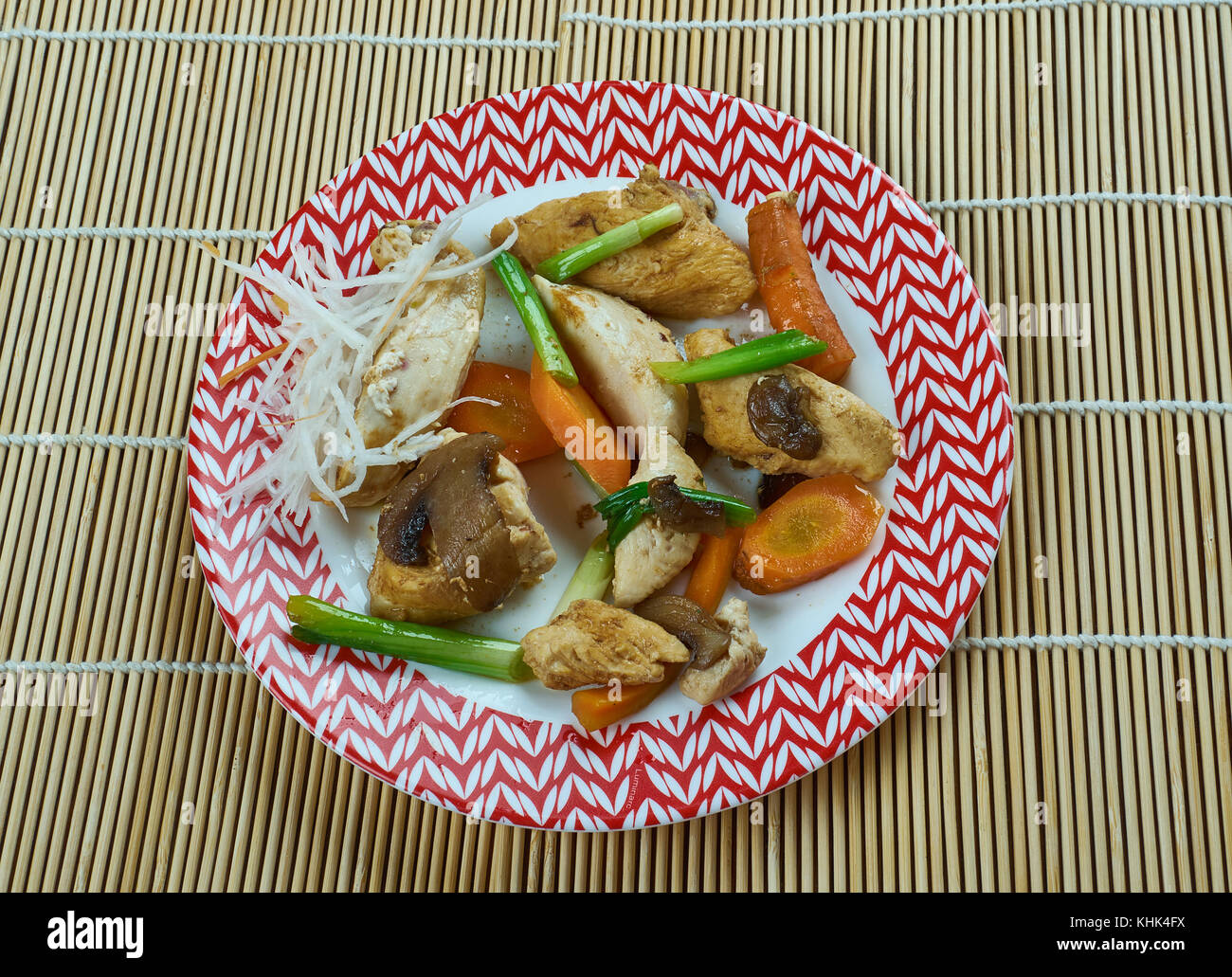 Szechuan stir-fry Chengdu Chicken Stock Photo - Alamy