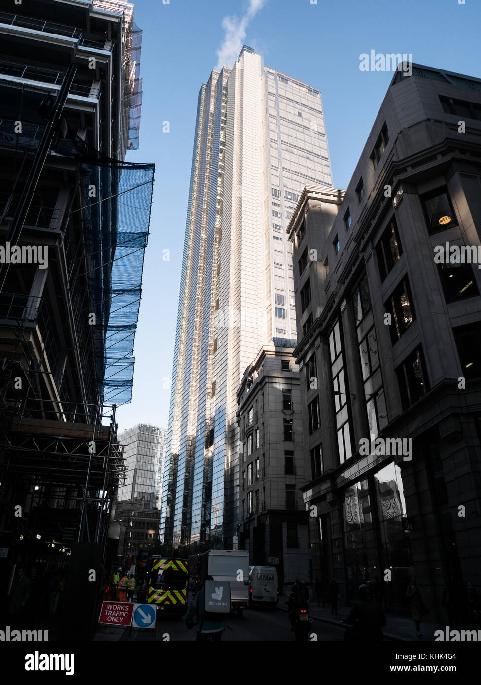 110 Bishopsgate (Heron building), in the financial district of the city ...