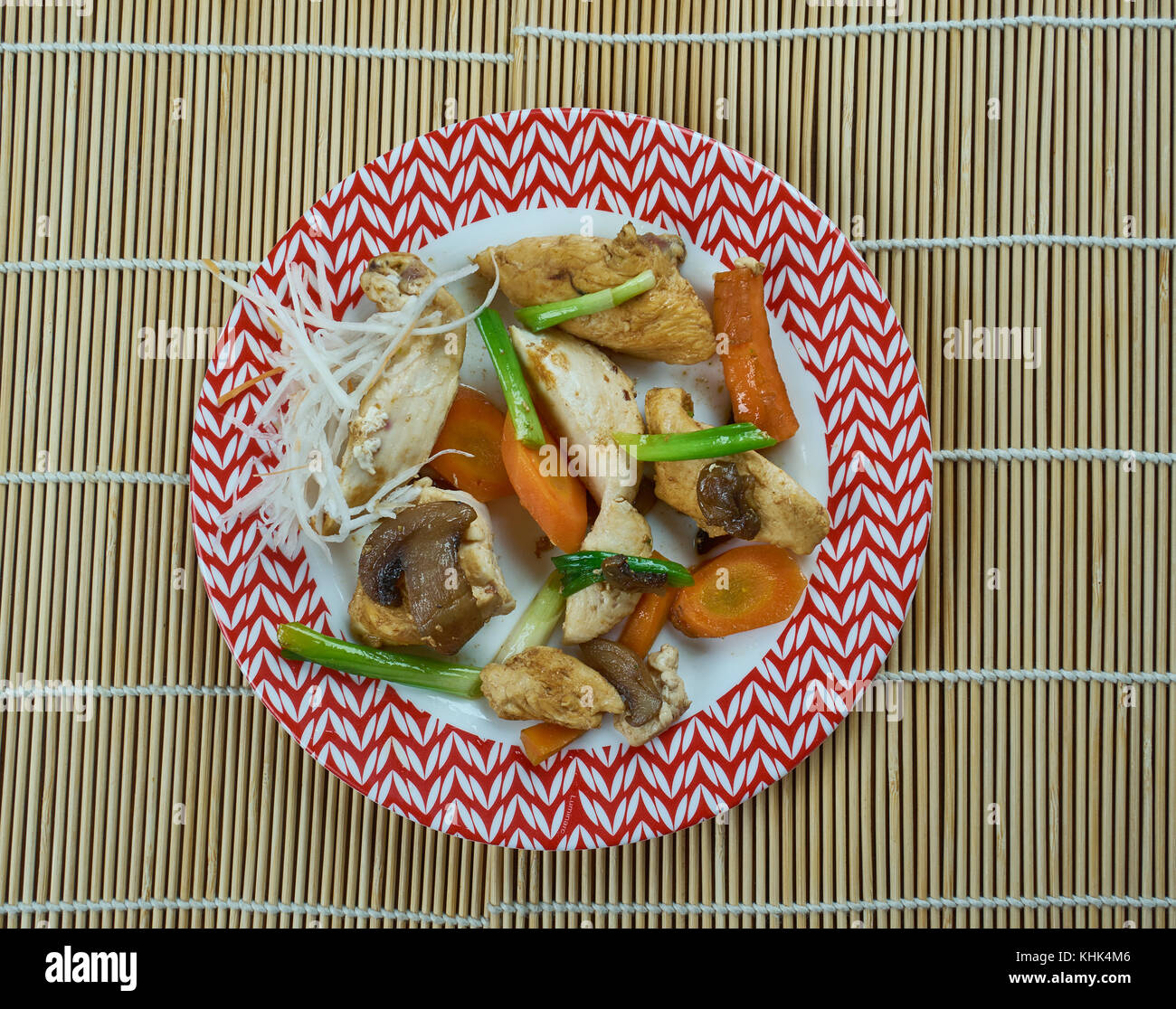 Szechuan stir-fry Chengdu Chicken Stock Photo - Alamy