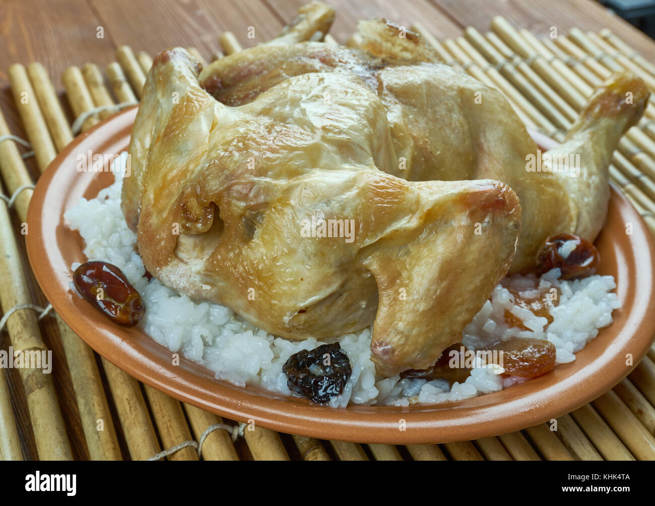 amich - Armenian chicken with rice and fruits Stock Photo - Alamy